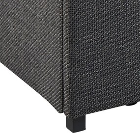 ACTONA GROUP Čalouněná postel CALVI tmavě šedá 160x200 H000024735