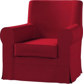 Potah na křeslo IKEA Ektorp Jennylund barva červená látka pletený vzor