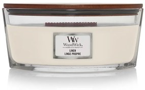 WoodWick vonná svíčka s dřevěným knotem Elipsa Elipsa Linen 453,6 g