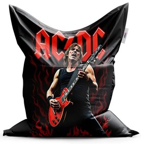 Sablio Sedací vak ACDC Kytarista - 200x140 cm