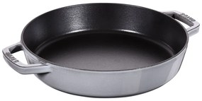 Staub litinová pánev se dvěma úchyty 26 cm, šedá, 12232618