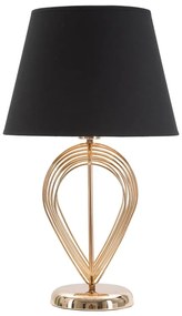 Černá stolní lampa Mauro Ferretti Maxt, ø 32,5 cm