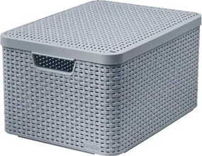 Curver Style Organizér s víkem 30 l šedá / 24.8 x 44.5 x 33 cm