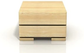 Noční stolek Sandemo 1S, borovice masiv (Barva dřeva: Palisandr)