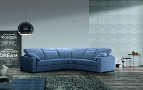 Pregio Italia sofa&relax Rohová polohovací pohovka ZAK Provedení: 2 místná + lehátko, Vzorník látek: tekno fibra 26 dark green