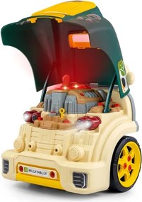 Auto s motorem N-GINE zelené