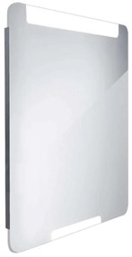 Nimco - Zrcadlo s LED osvětlením, 60x80 cm, hliník ZP 22002
