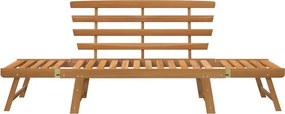 Zahradní lavice 2 v 1 190 cm masivní akácie 316471