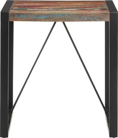 Jídelní stůl 70 x 70 x 75 cm masivní recyklované dřevo 321597