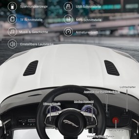 Costway Elektrické dětské auto s příběhy a hudbou, klaksonem a světlomety