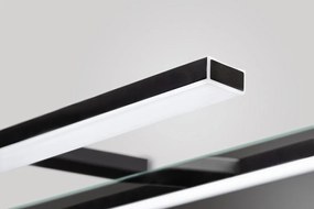 Sapho Esther 2 LED osvětlení zrcadla 6W 280 x 14 x 107 mm černá E27679CI