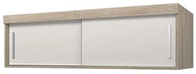 Eoshop Nadstavbová skříňka pro skříně Vis (01, 04, 05, 06 ) 150 cm, Dub Sonoma / Bílá