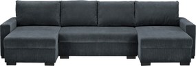 XXXLutz SEDACÍ SOUPRAVA, textil, tmavě šedá Ti'me - Sedací soupravy - 002703011813