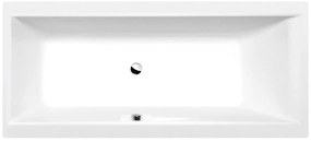 Polysan - Vana Cleo, 180x80x48 cm, bílá 95611