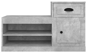 Botník betonově šedý 100 x 42 x 60 cm kompozitní dřevo - Default Title
