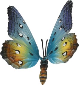 Zapichovací zahradní dekorace Butterfly, sada 3ks, 70 cm, kov, vícebarevná