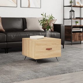 vidaXL Konferenční stolek 50 x 50 x 40 cm kompozitní dřevo [829332] Barva: šedá sonoma