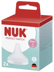 NUK Perfect Match savička Flow Control (6+m) 2 ks box