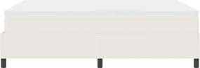 Postel s boxspringem Krémová a bílá 140 x 190 cm 3337464