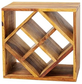 Regál na víno Louis 40 cm Sheesham