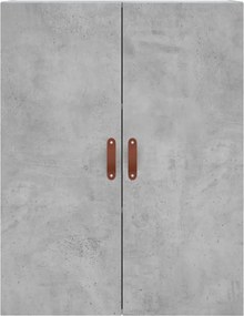 Skříň highboard betonově šedá 69,5x34x180 cm kompozitní dřevo 3195879