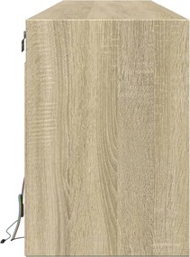 Nástěnná TV skříňka s LED dub sonoma 180 x 31 x 45 cm 3307942