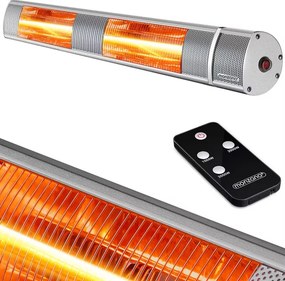 Deuba Sálavý ohřívač 3000 W - stříbrný