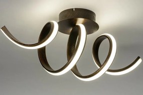 Stropní designové LED svítidlo do ložnice Cardinalle