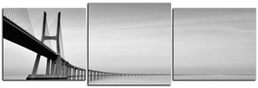Obraz na plátně - Most Vasco da Gama - panoráma 5245QD (120x40 cm)