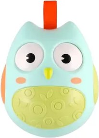 TEDDIES Kolíbací hračka Sova / Se zvukem / Plast / 11 cm / 6m+