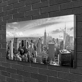 Obraz na plátně Město Domy 140x70 cm