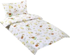 Bellatex Dětské povlečení bavlna Agáta 90x135, 45x60 cm Beruška