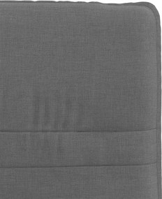 Jídelní židle 4 ks tmavě šedé textil 3315356
