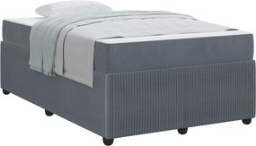 Rám postele Tmavě šedá 120 x 190 cm textil 3398374