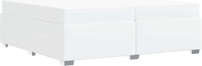 Rám postele Bílá 200 x 200 cm PVC 3399251