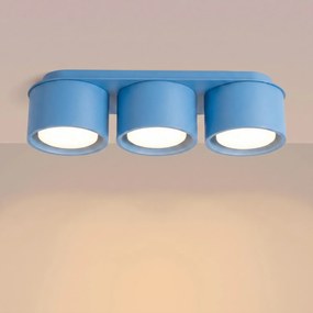 Sollux Lighting Stropní svítidlo MODO 3 azurové GX53