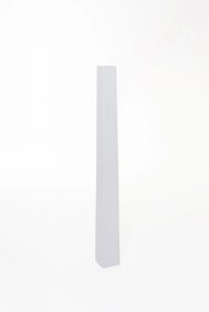 Váza OBELISK, sklolaminát, výška 120 cm, bílá, outlet