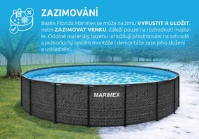 Bazén Marimex Florida 4,57x1,32 m bez příslušenství - motiv RATAN