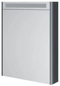 Mereo Mereo, Siena, koupelnová galerka 64 cm, zrcadlová skříňka, bílá, antracit, multicolor - RAL lesk/ mat, CN435GA