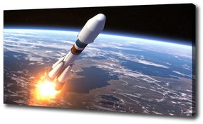 Wallmuralia Foto obraz na plátně Kosmická raketa 100x50
