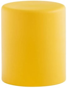 OnaDnes -20% Pedrali Žlutý kulatý plastový taburet Wow 480 O 40 cm
