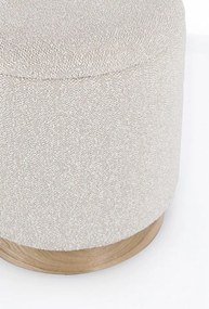 BIZZOTTO Set 2 pufů ZOYA světle šedé 0721606