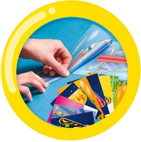 SES CREATIVE Výroba papírových letadel 16 modelů kreativní set v krabici 00852