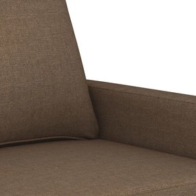 4dílná sedací souprava s poduškami hnědá textil 3201439