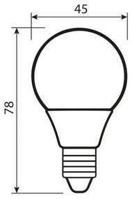 LED žárovka E14 McLED 4,8W (40W) neutrální bílá (4000K) ML-324.038.87.0