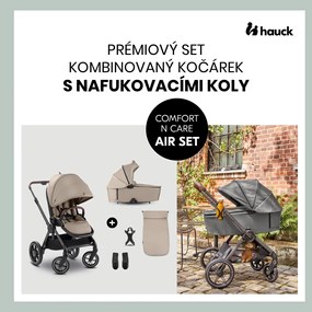 Hauck Kombinovaný kočárek Comfort N Care Air 2v1 mocha