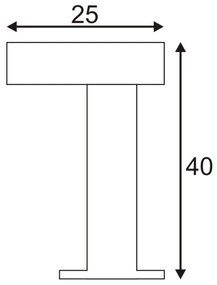 SLV 230090 Rusty Pathlight, venkovní svítidlo, 1x9W úsporné, patina rzi, IP44, 40cm