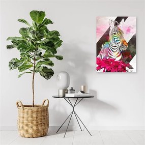 Obraz na plátně Zebra Abstraktní barevné - 60x90 cm