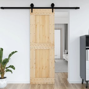 Posuvné dveře 70 x 210 cm masivní borové dřevo,  154436 HangarStore.cz