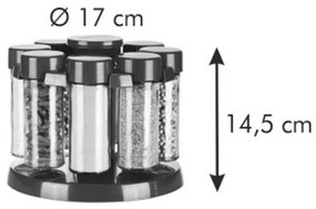Tescoma SEASON kořenky v otočném stojánku 8 ks, S